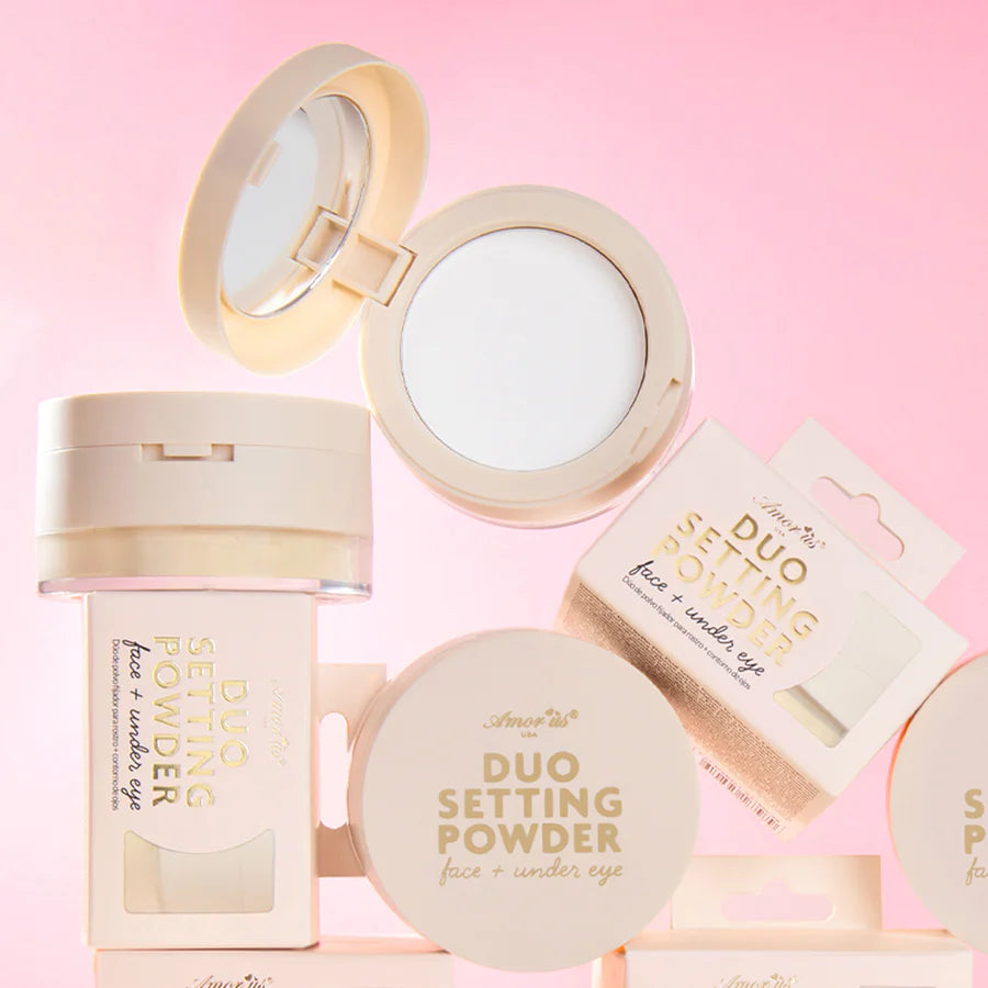 DUO SETTING POWDER AMOR US – Moca Cosméticos